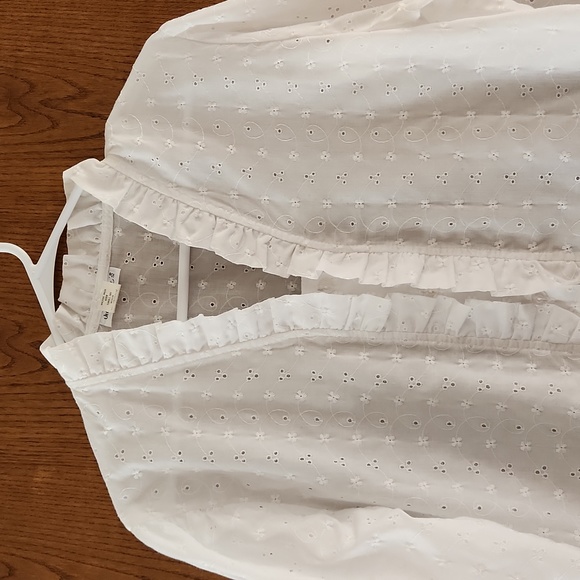Vicki Wayne's | Tops | Misses Vintage Vicki Waynes Ruffled Eyelet Sz 6 ...
